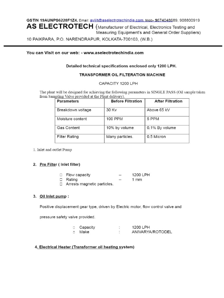 As Electrotech | PDF