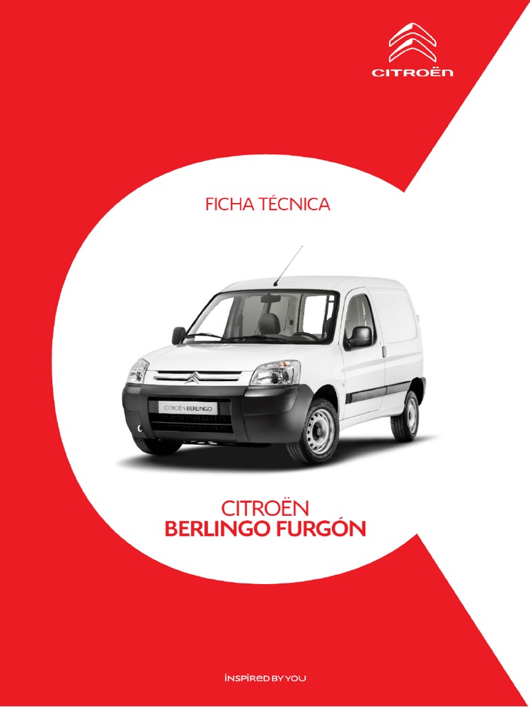 Ficha Técnica del CITROËN BERLINGO FURGÓN - Citroën Argentina | PDF