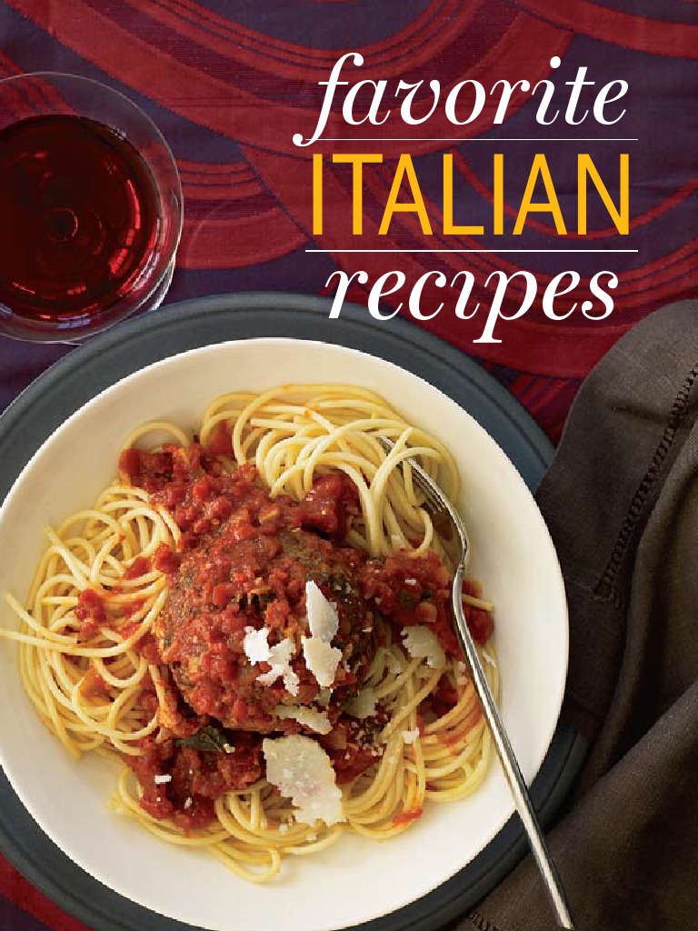 Italian Recipes | PDF | Parsley | Salad