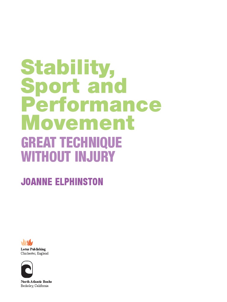 Stability - Sport Science | PDF | Pelvis | Sports