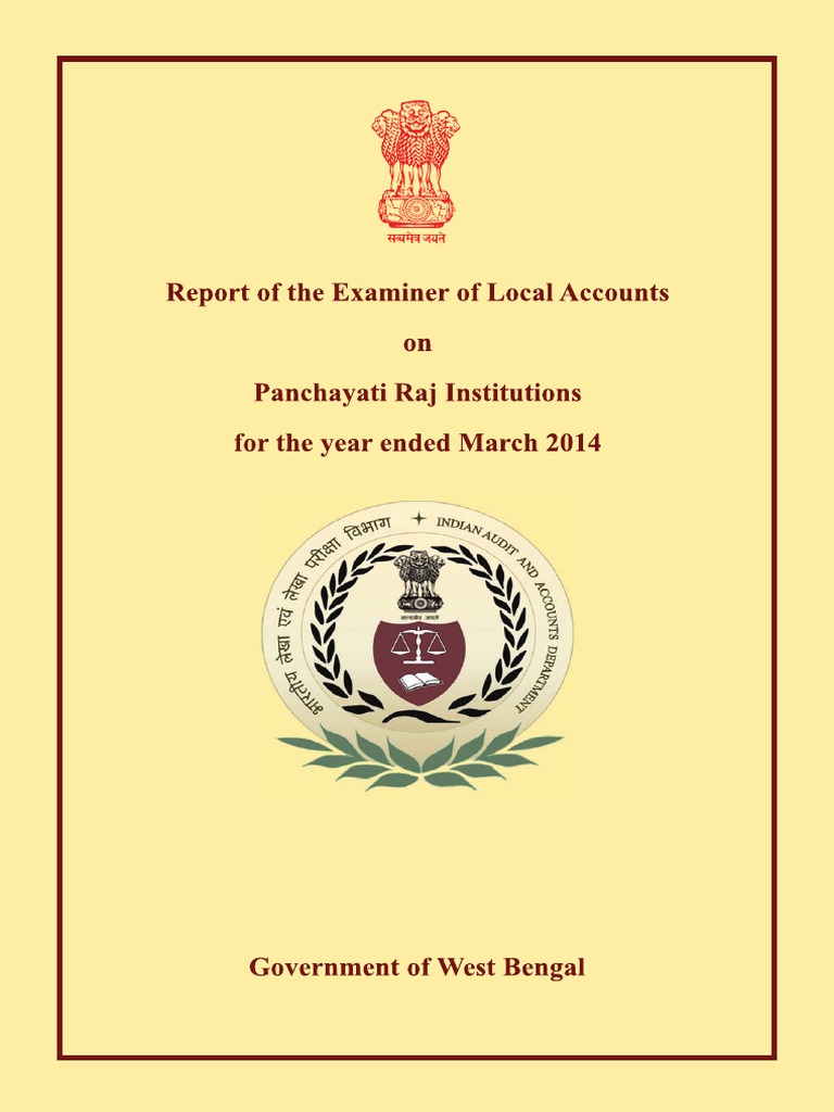 West Bengal Panchayati Raj Institutions Report 2016 | PDF | Government ...