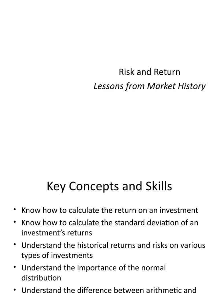 Risk and Return | PDF
