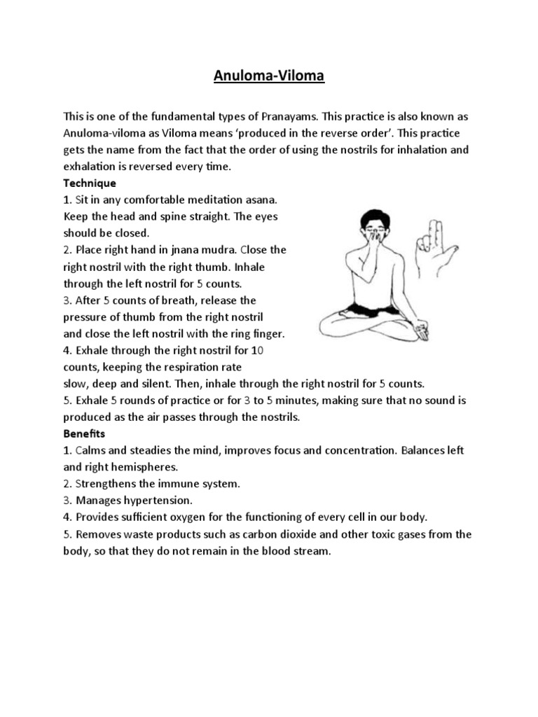 Yogasanas Notes | PDF | Asana | Breathing