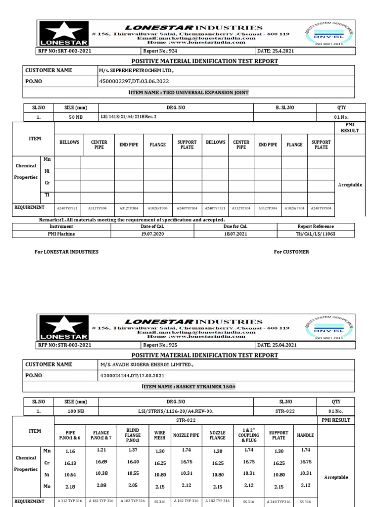 Pmi Report | PDF | Pipe (Fluid Conveyance) | Building Engineering