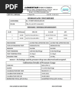 HYDRO Test Report | PDF | Chemical Engineering | Building Engineering