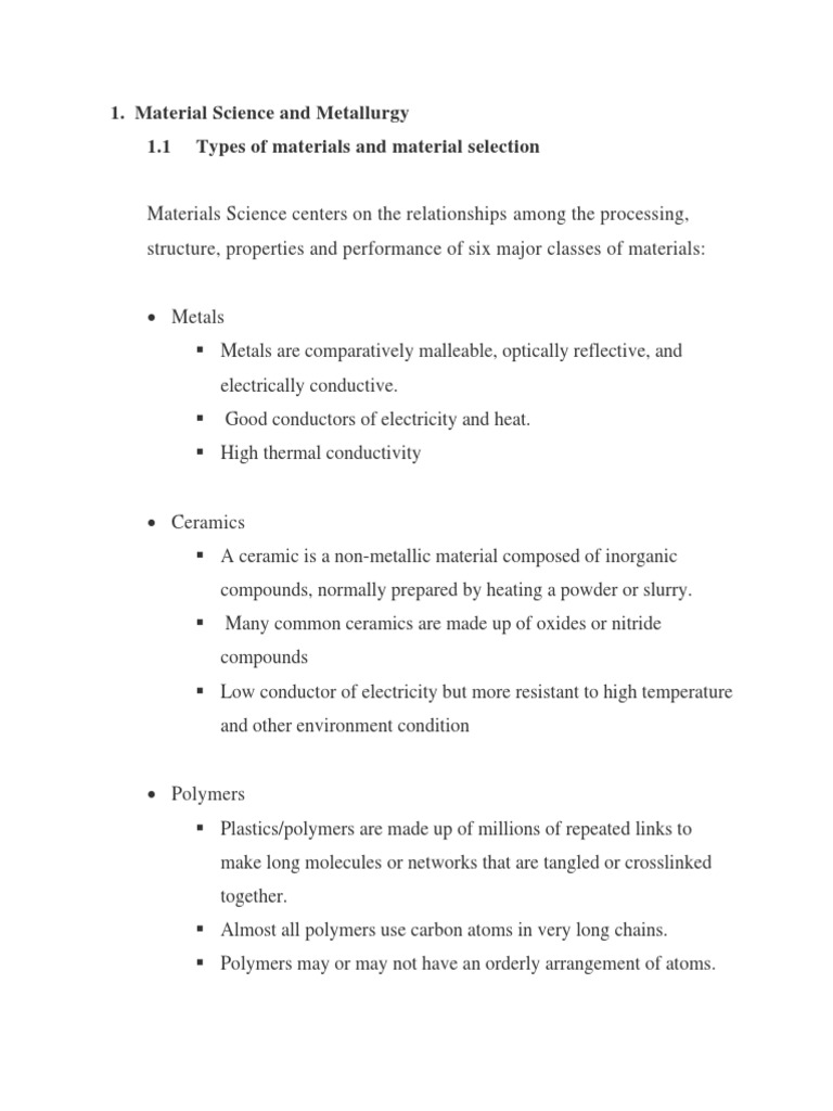 Complete MATERIAL SCIENCE AND METALLURGY | PDF | Steel | Ductility