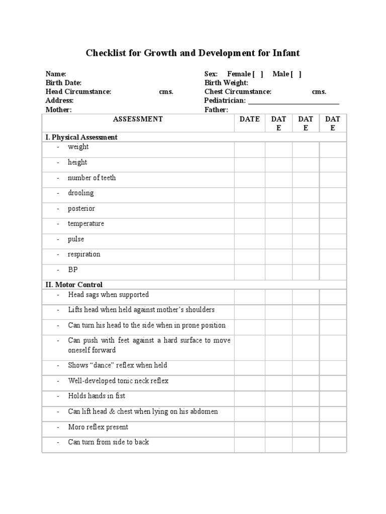 Growth-and-Development-Assessment-Tool | PDF