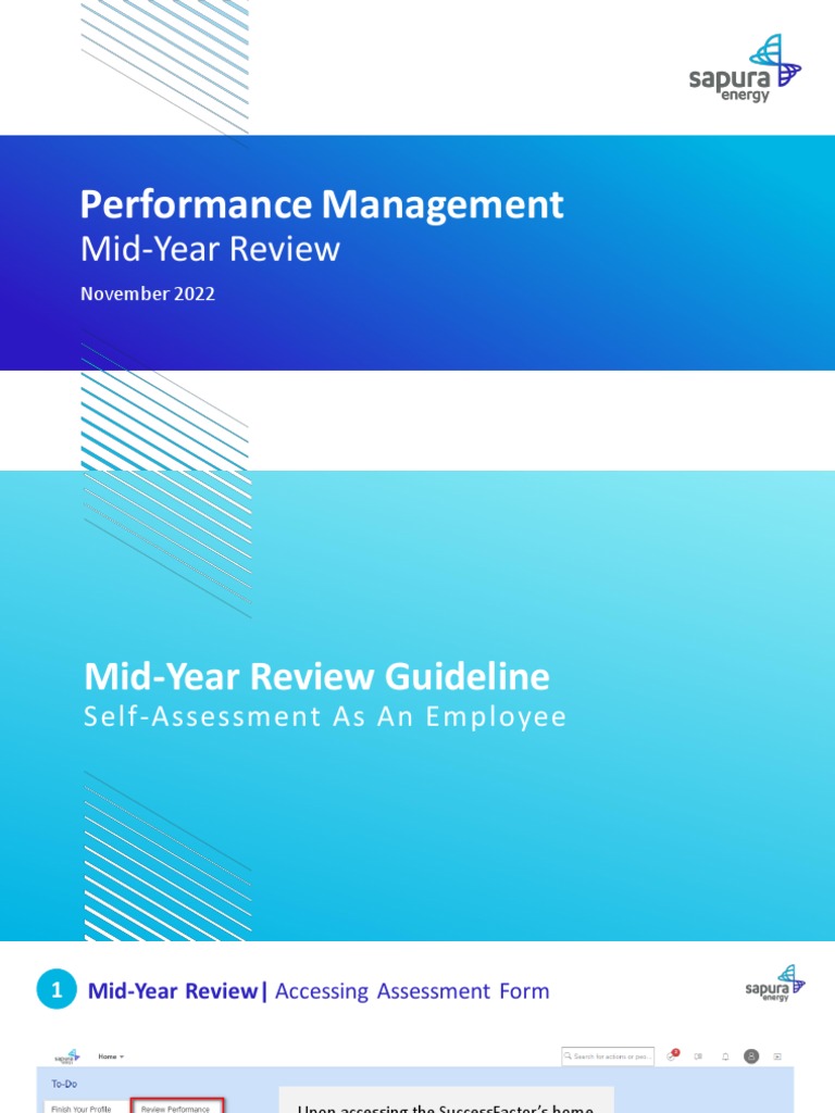 Mid-Year Performance Review Guide | PDF | Self-Improvement