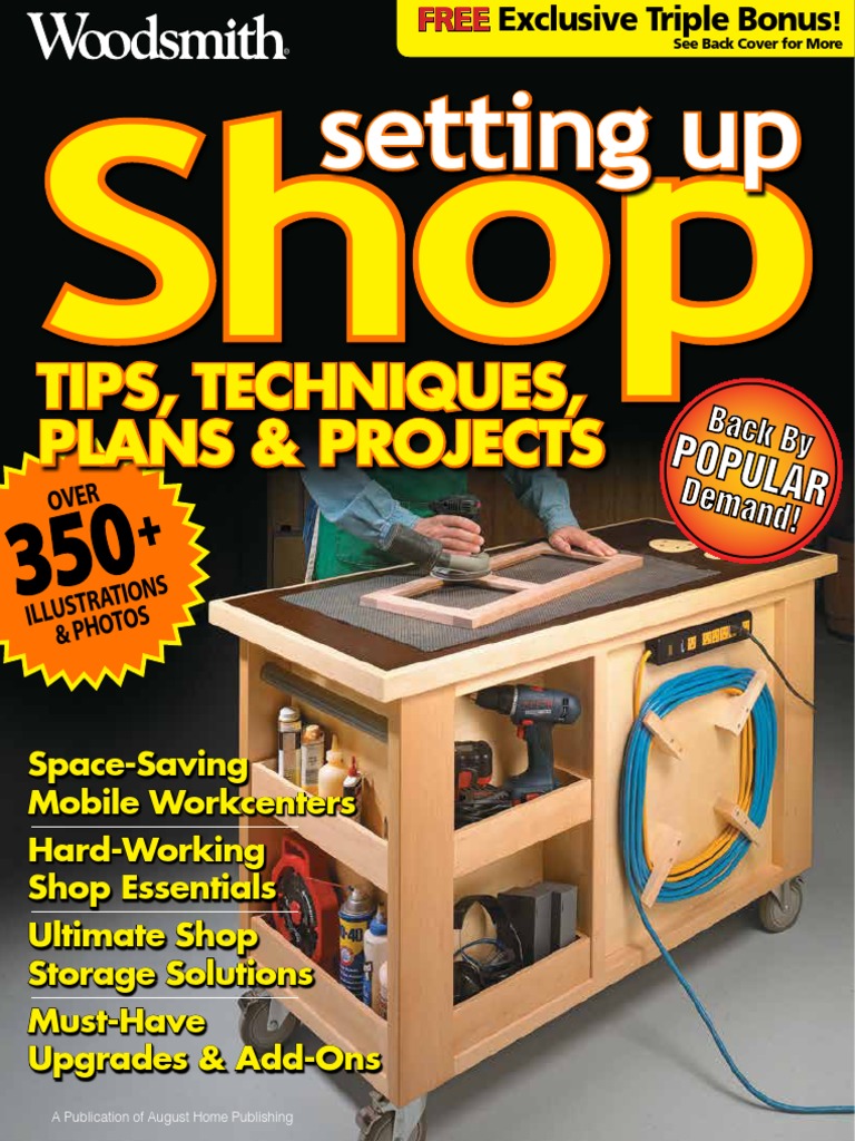 ShopNotes - Woodsmith - Setting Up Shop - Tips, Techniques, Plans ...