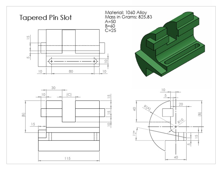 Taper Pin Dimensions and Specifications | PDF