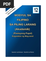 Module 6 - Mga Uri NG Talumpati | PDF