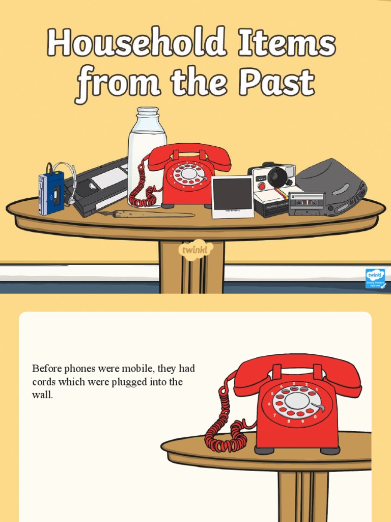 Au H 25767 Household Items From The Past Powerpoint English Ver 2 | PDF ...