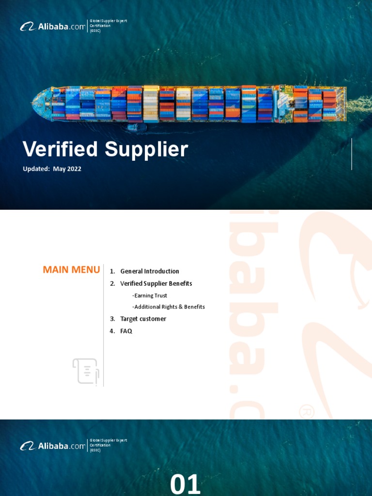 (EN) Verified Supplier - Final | PDF | Procurement | Supply Chain