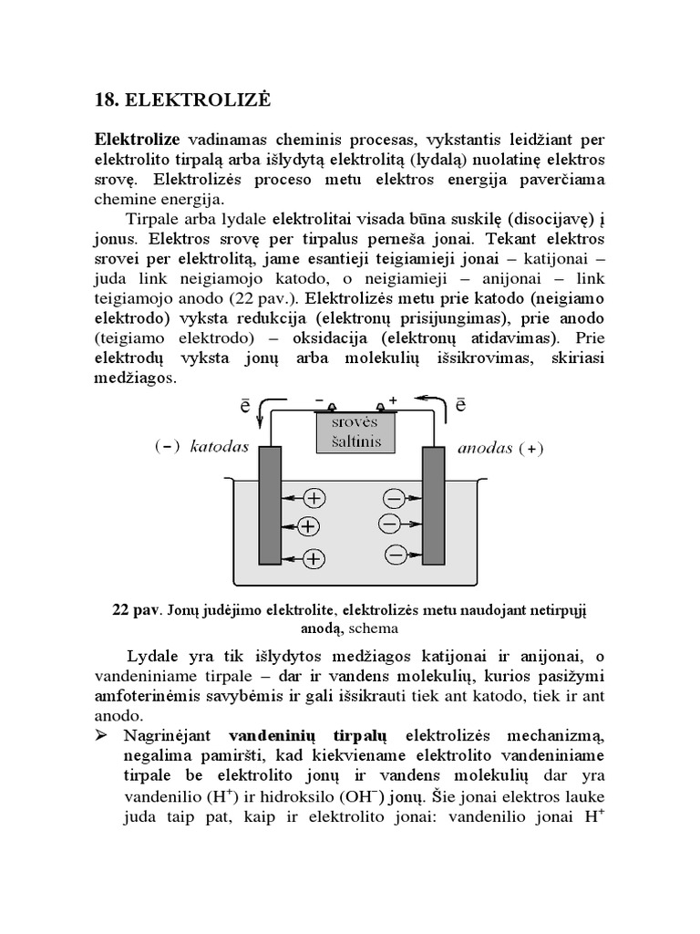 Elektrolize | PDF