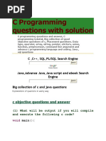Computer Programming Mid Semester Question Paper | PDF | Array Data ...