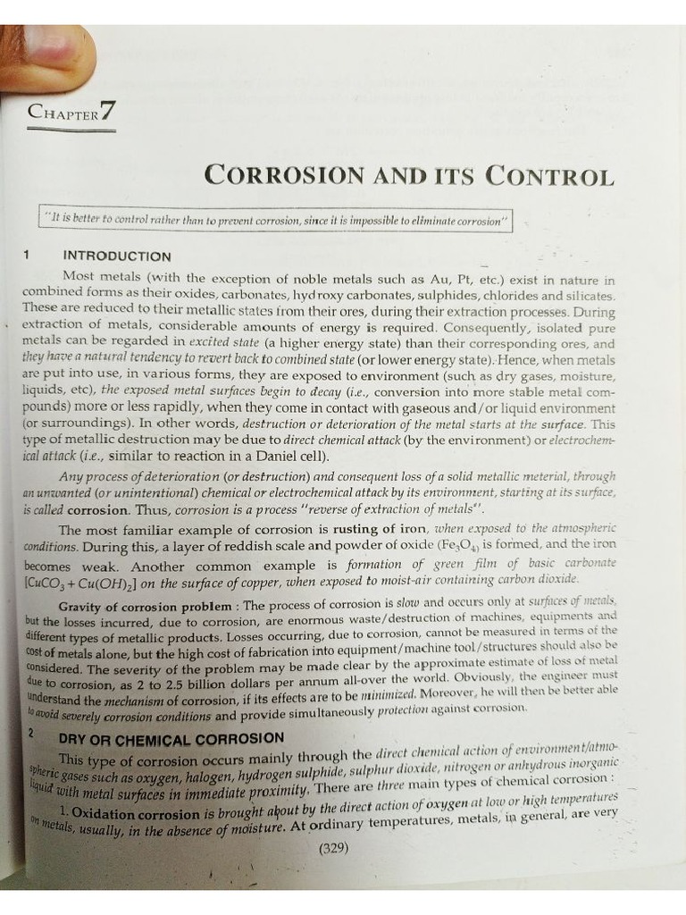Corrosion and It's Control (J&J) | PDF