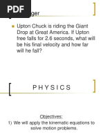 Four Kinematic Equations Examples | PDF | Velocity | Kinematics