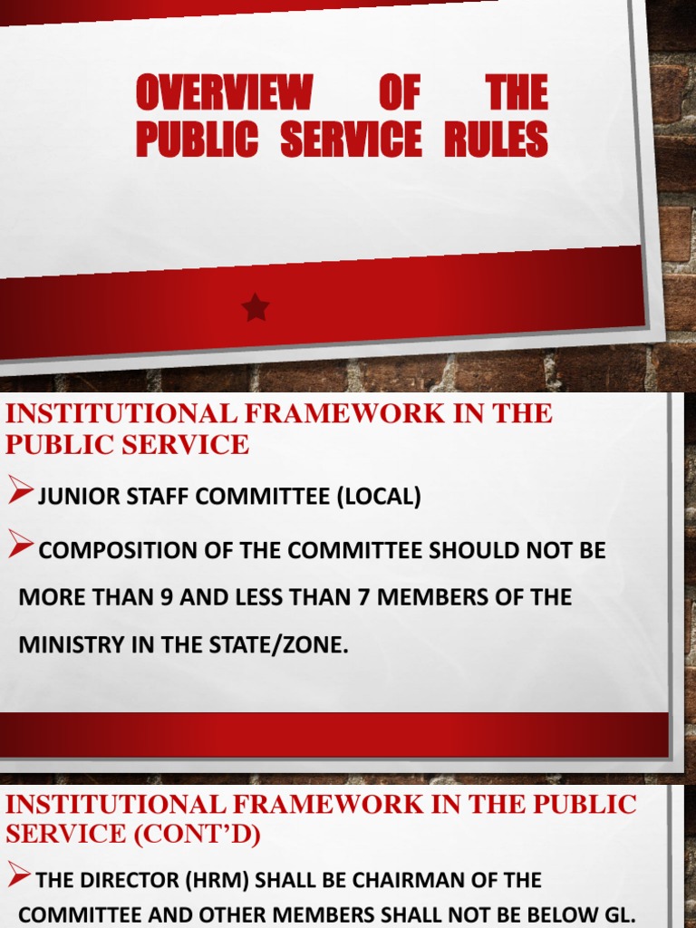 Public Service Rules- Overview | PDF | Appeal | Crime & Violence