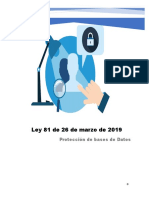 Ley #81 de 2019 | PDF | Bases de datos | Privacidad