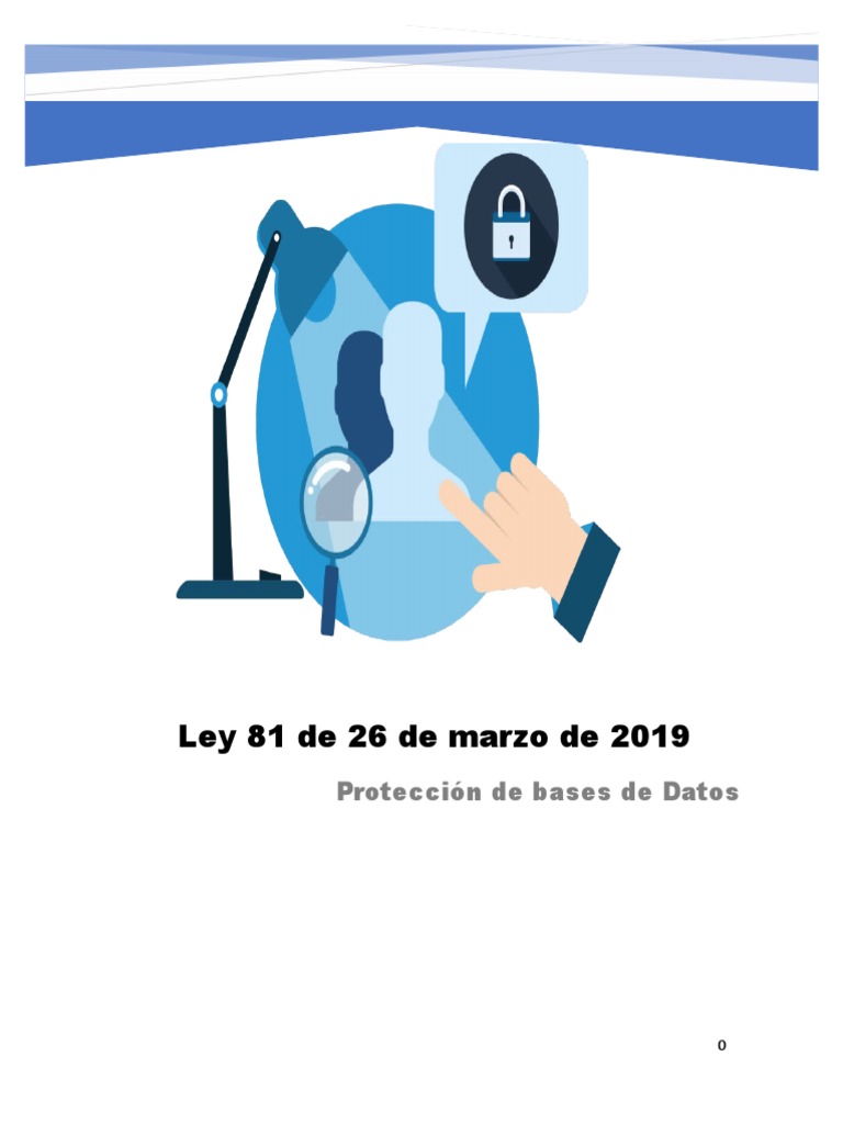 Ley 81 de 26 de Marzo de 2019 | PDF | Privacidad de la información ...