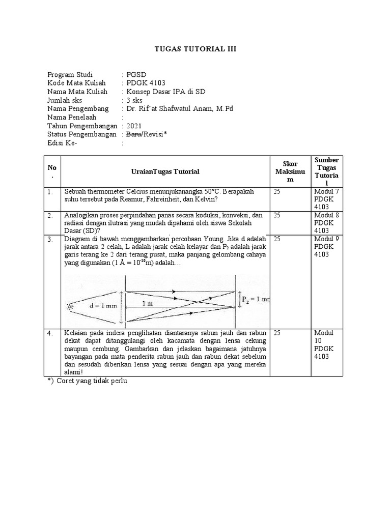 Tugas Tutorial Iii | PDF