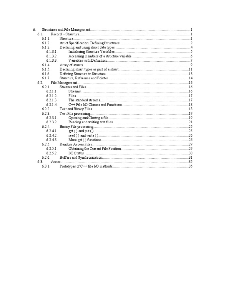 Chapter 6- Structures and File Management | PDF | Data Type | Parameter (Computer Programming)