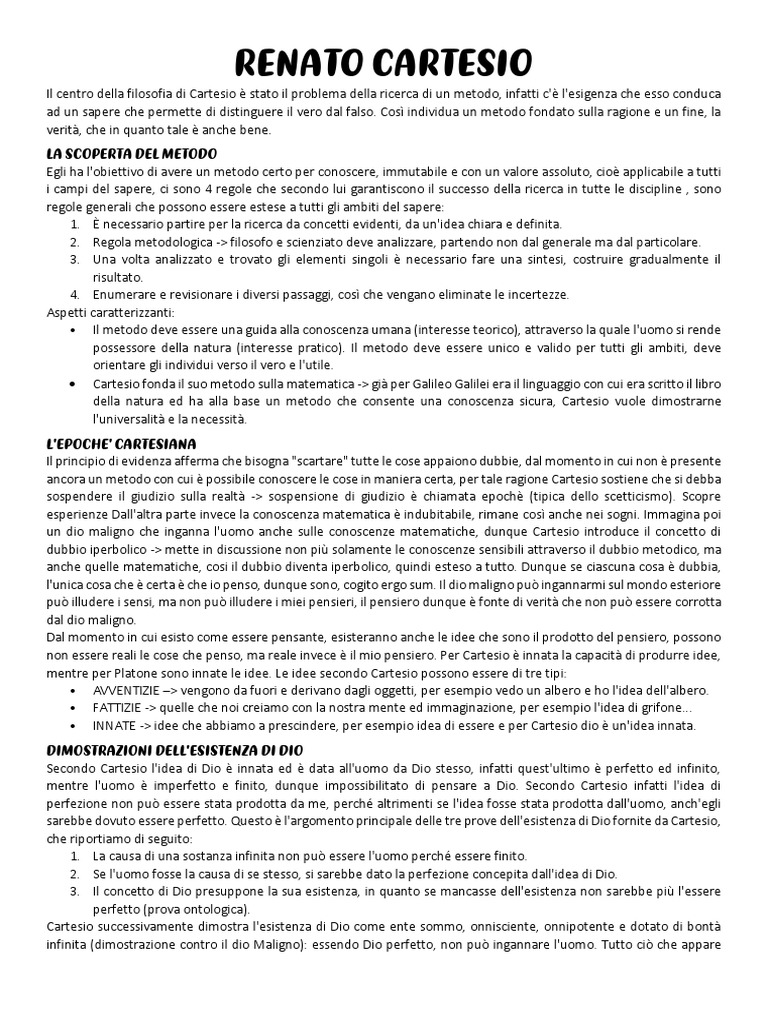 3.renato Cartesio | PDF