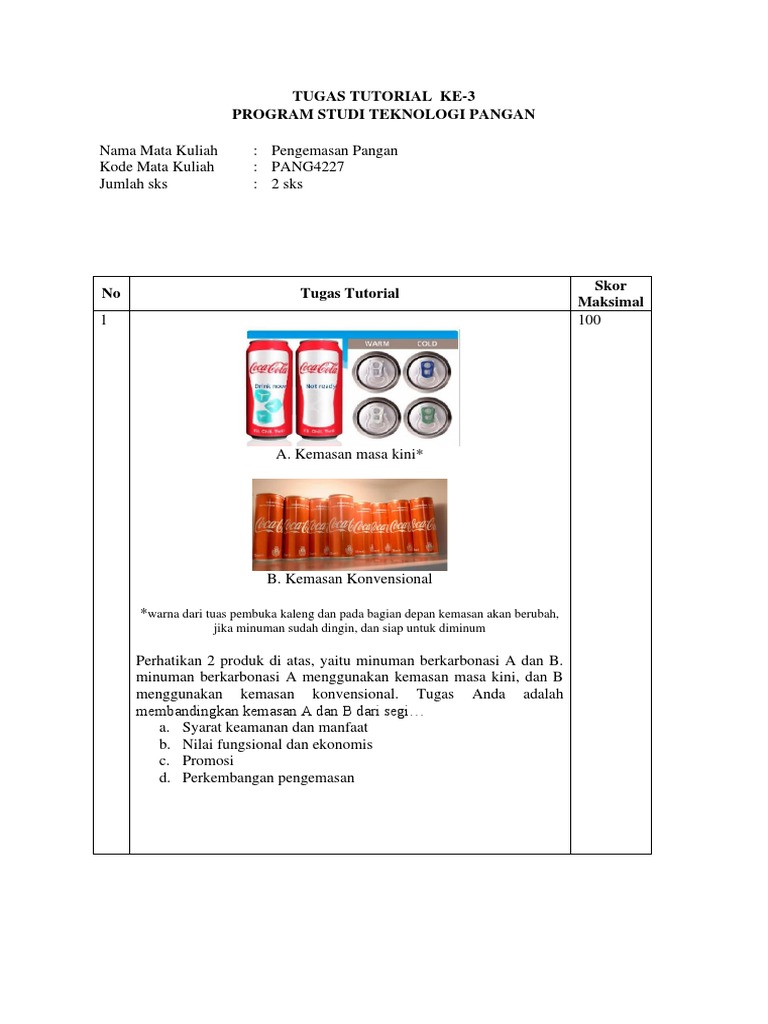 Tugas Tutorial Ke 3 | PDF