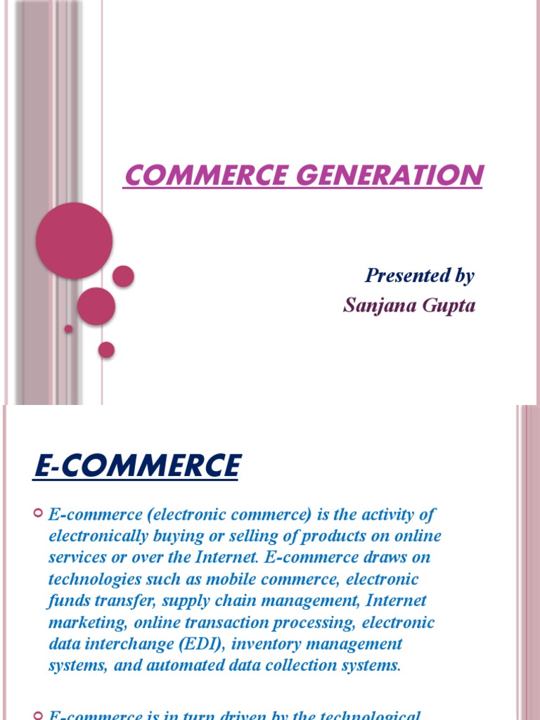Evolution of E-Commerce Systems | PDF | E Commerce | Retail
