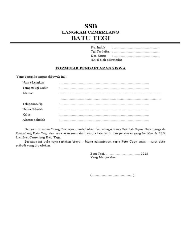 Surat Surat SSB | PDF