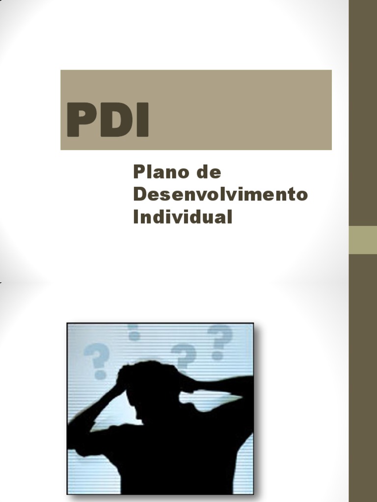 PDI Plano de Desenvolvimento Individual AEE Eliane D Freitas | PDF ...