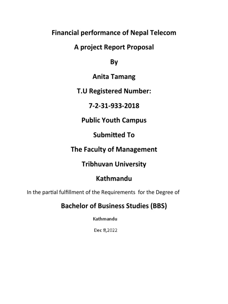 Financial Performance of Nepal Telecom | PDF | Telecommunications | Nepal