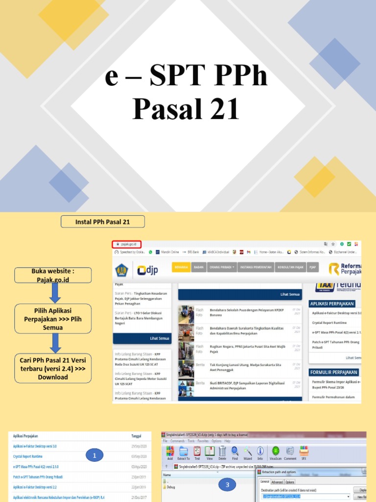 1.1. e-SPT PPH Pasal 21 | PDF