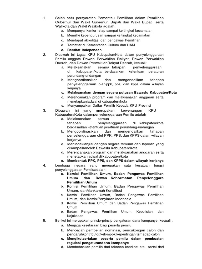 Soal TKP Sesi 2 | PDF