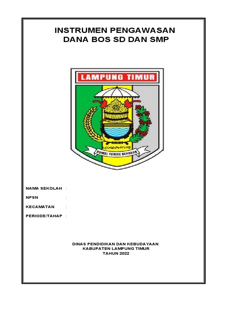 Instrumen Monitoring 2022 | PDF