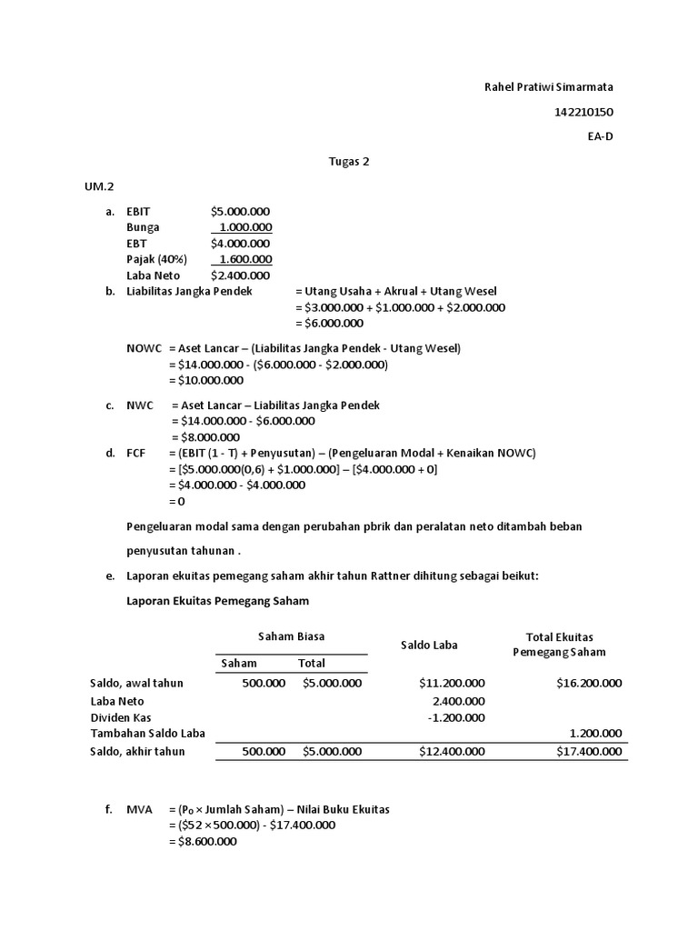 Rahel Pratiwi Simarmata - 142210150 - Tugas 2 MKD | PDF