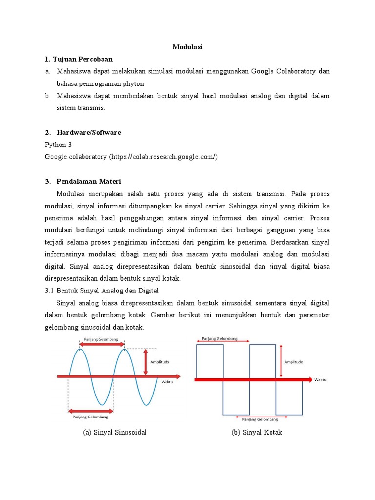 Simulasi Modulasi KEL 04 | PDF