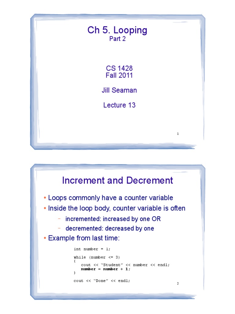 Lecture 13 Pdf Control Flow Software Development 