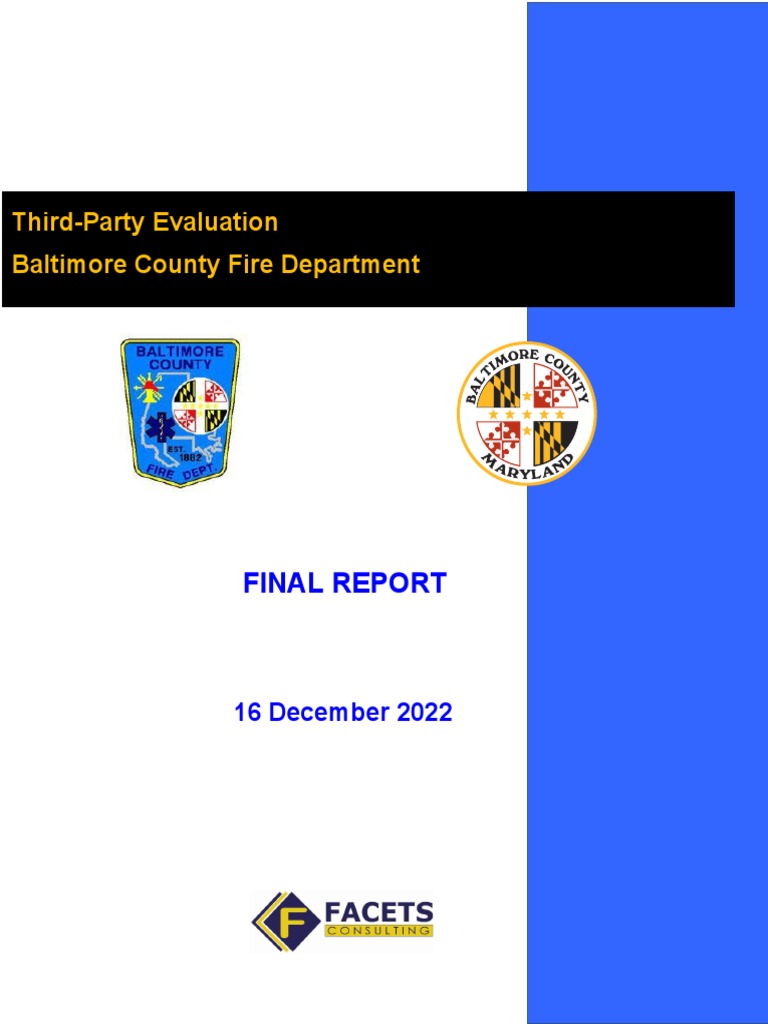 BCFD Third Party Evaluation | PDF | Emergency Medical Services | Natural Hazards