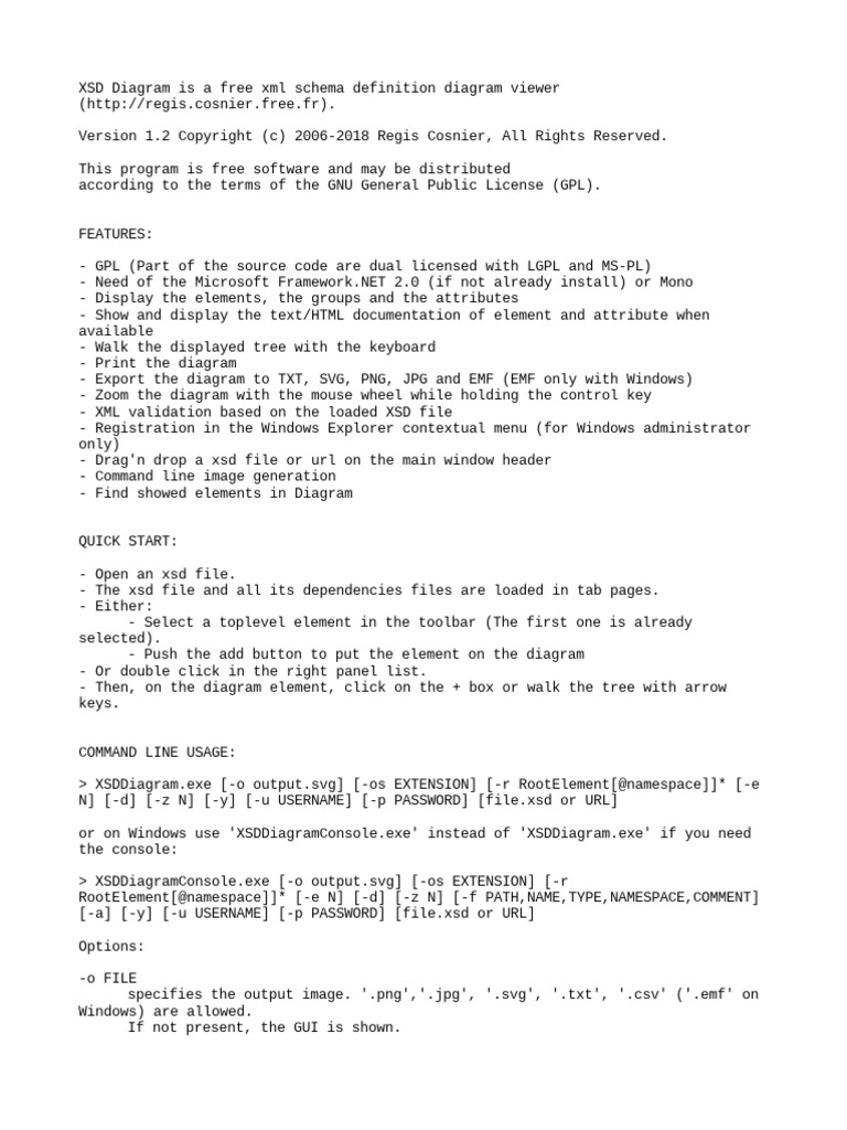 Read Me | PDF | Xml | Command Line Interface