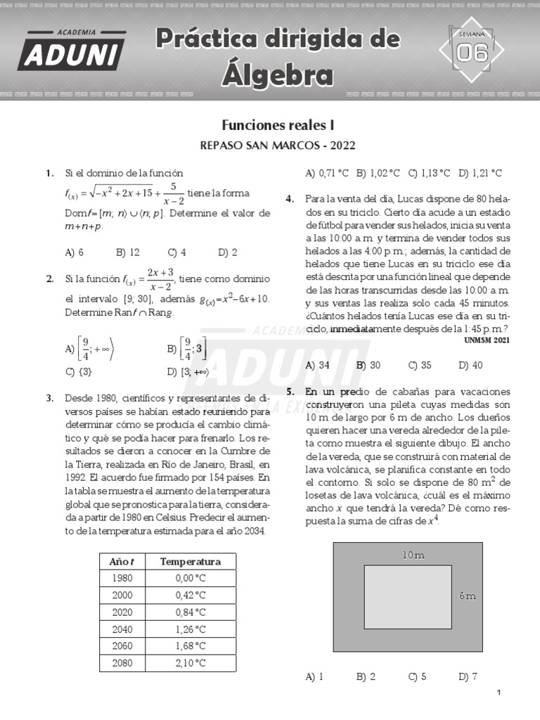 PS - Álgebra - Sem 6 | PDF