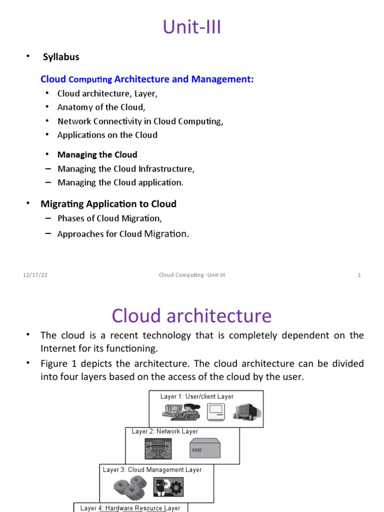 Cloud Computing Unit-3 | PDF | Cloud Computing | Computer Network Cloud Computing Unit-3 | PDF | Cloud Computing | Computer Network