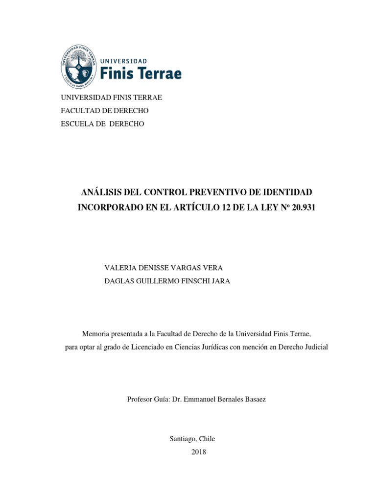 Finschi-Vargas 2018 | PDF | Derecho penal | Policía