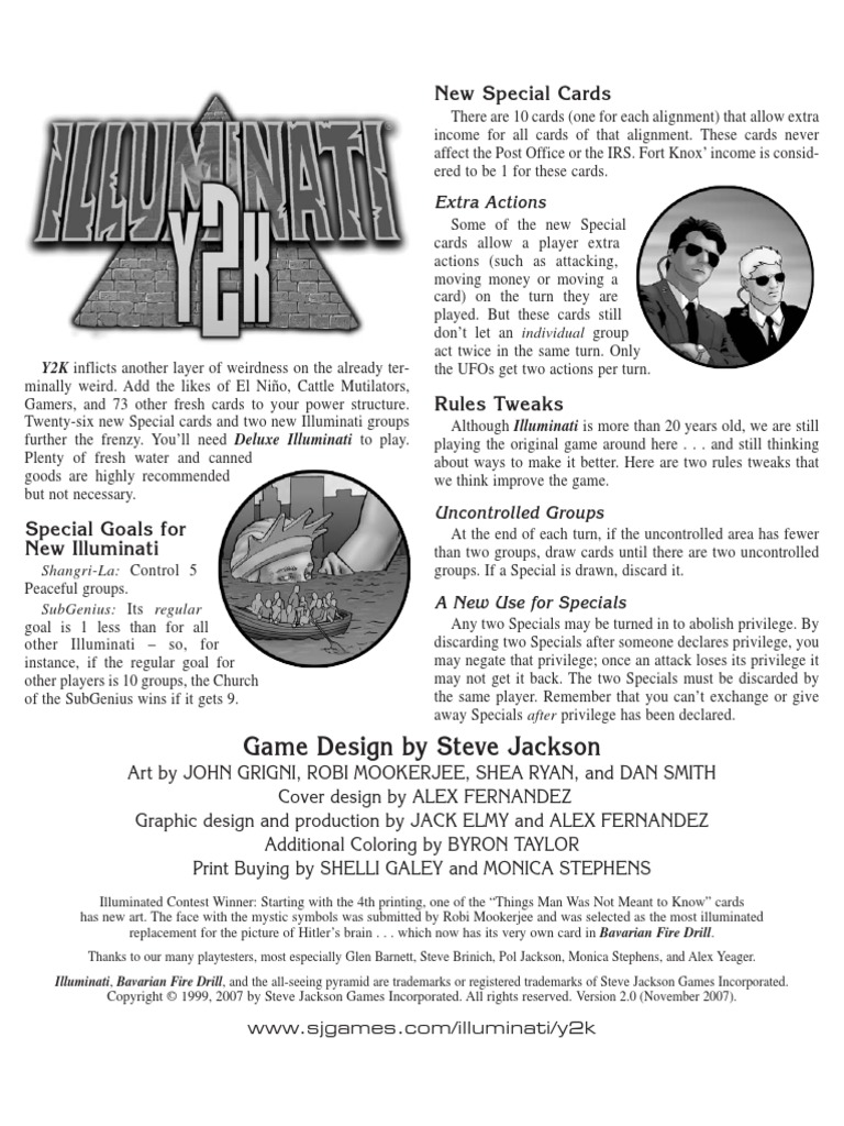 Y2k Rules | PDF | Tabletop Games