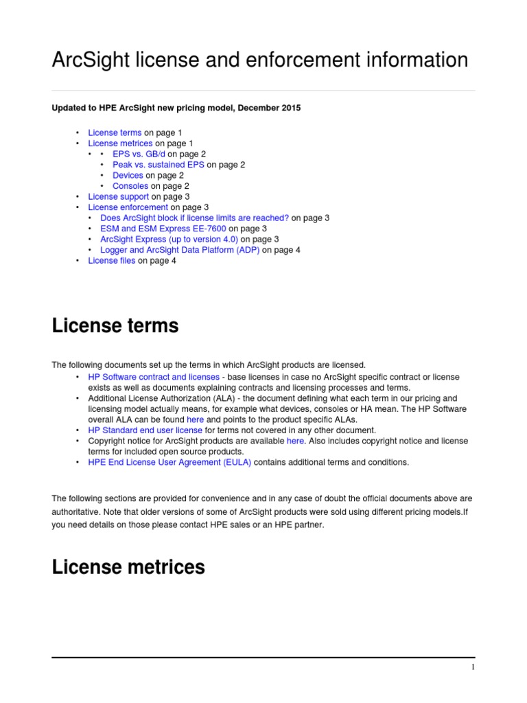 License Information | PDF | License | Information Technology