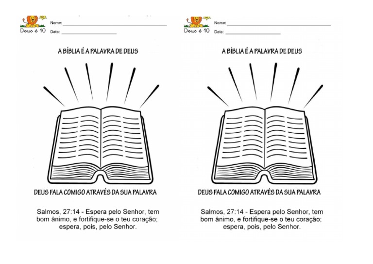 Atividade para Ebd | PDF