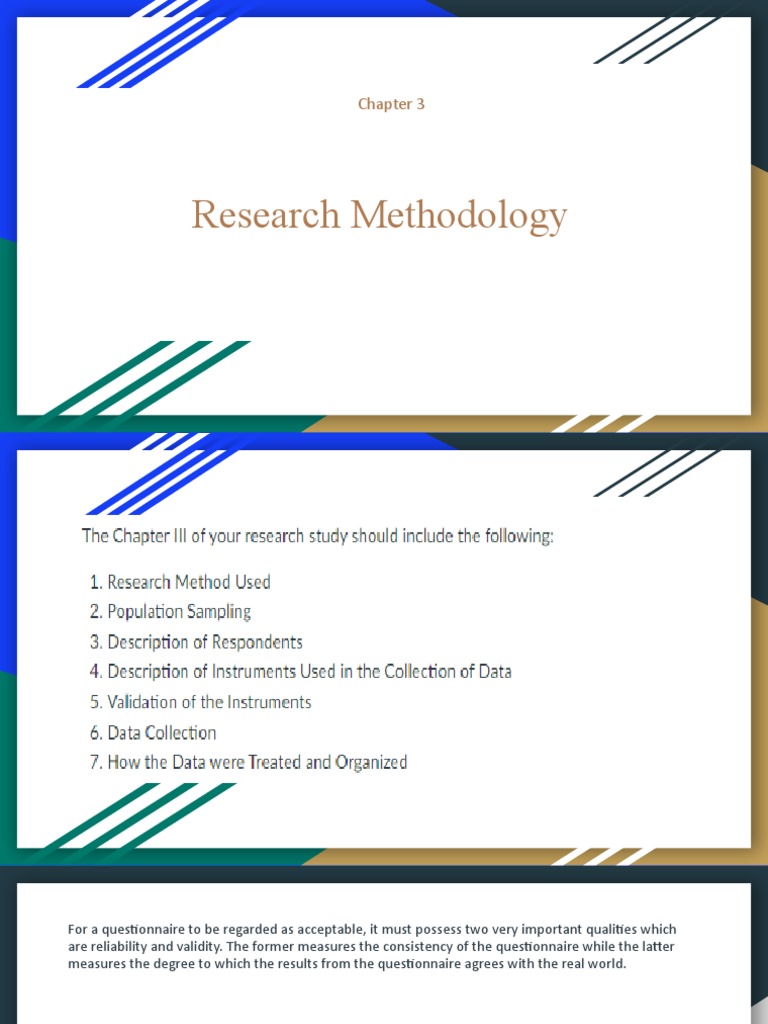 Chapter 3 Research Methodology | PDF Chapter 3 Research Methodology | PDF