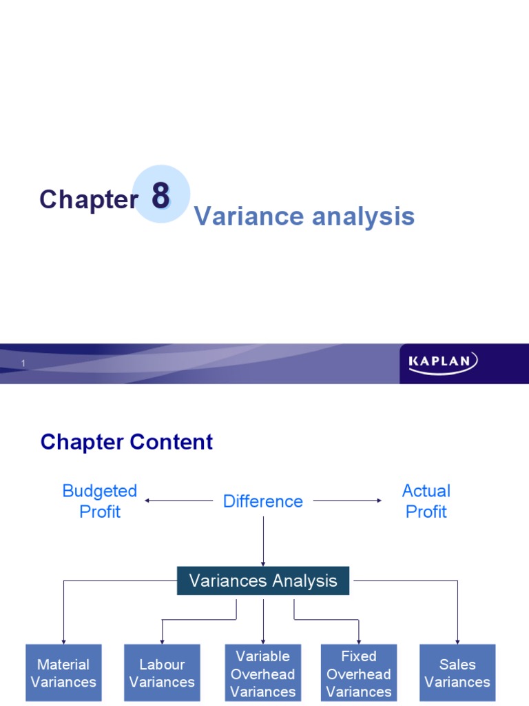 Variance Analysis | PDF | Variance | Economics