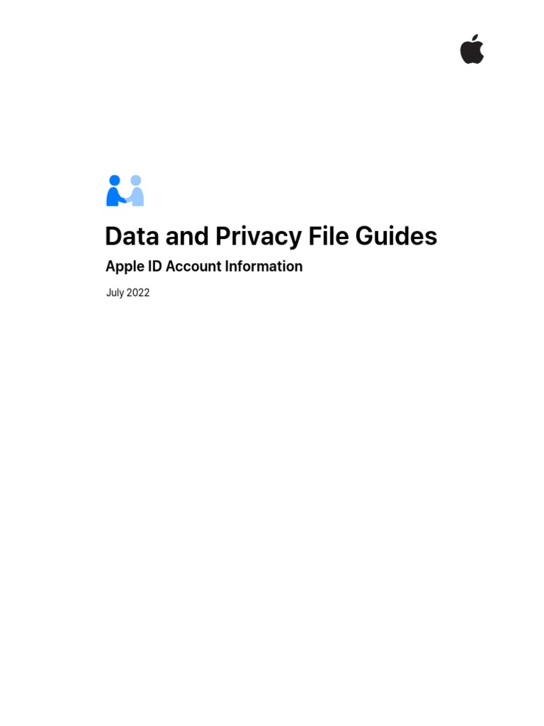 Apple ID Account Information - Guide | PDF | I Cloud | Apple Inc.