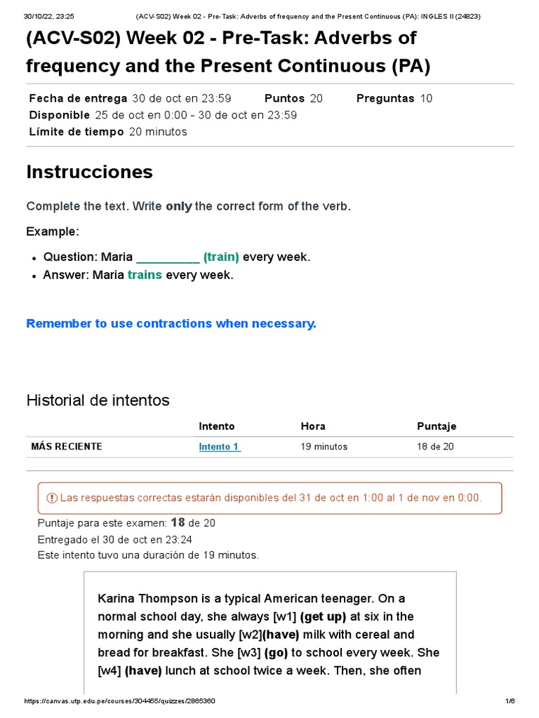 Adverbs of Frequency & Present Continuous | PDF | Language Mechanics ...